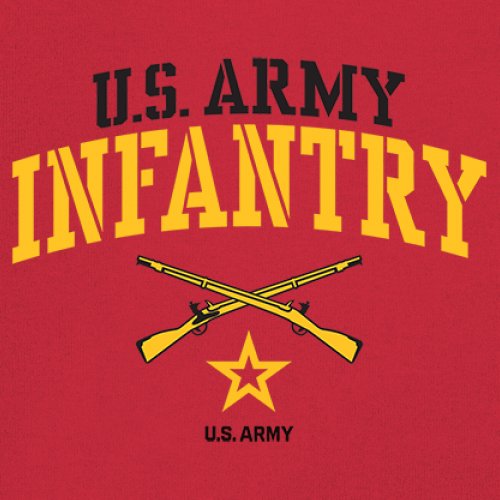US Army Infantry V-Neck T-shirt Military Pride Veteran DD 214 Patriotic ...