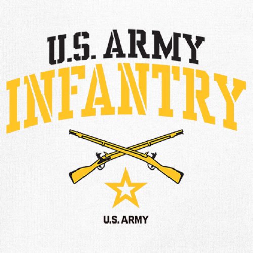 US Army Infantry V-Neck T-shirt Military Pride Veteran DD 214 Patriotic ...