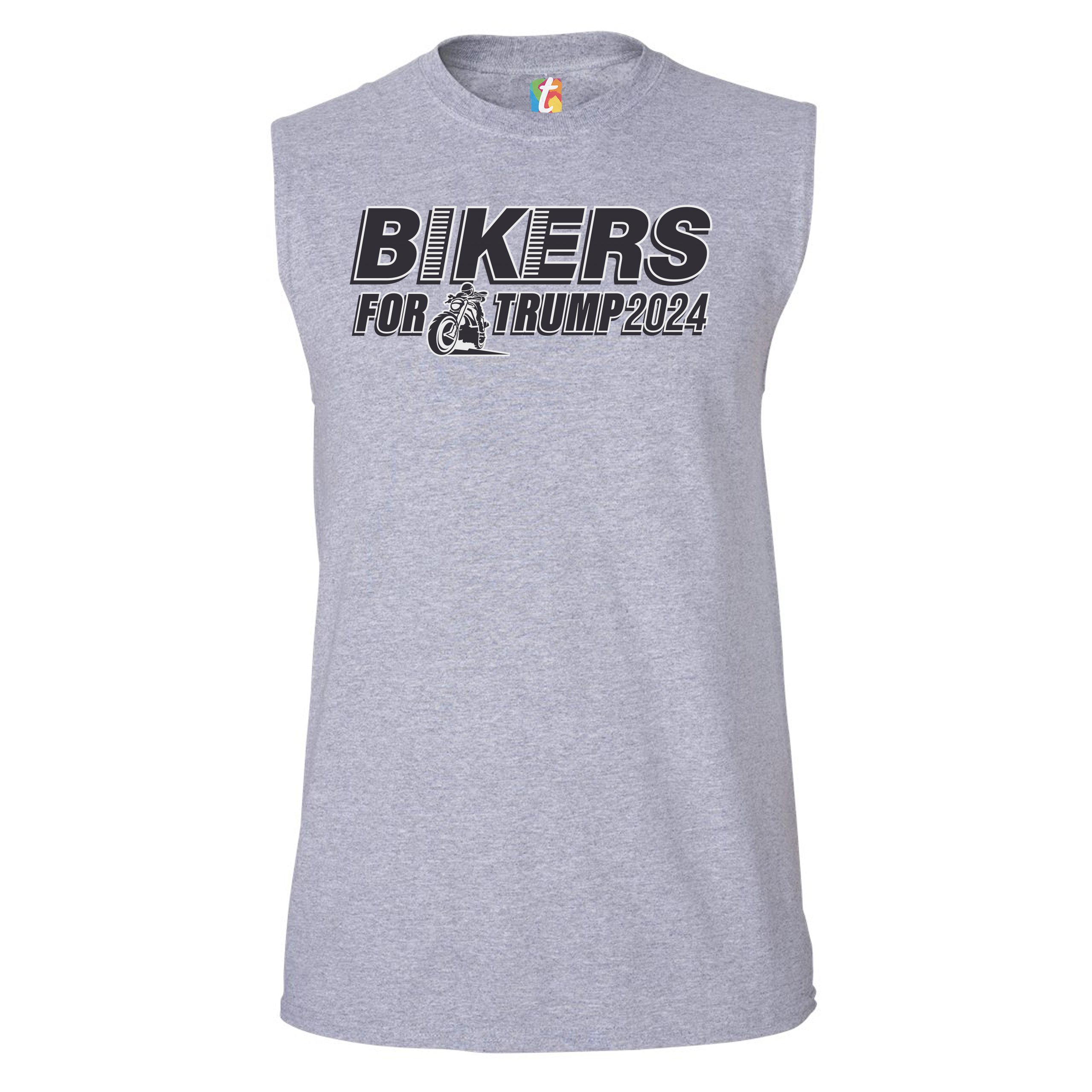 Bikers for Trump 2024 Muscle Shirt Donald Trump Motorcycle Rally MAGA ...